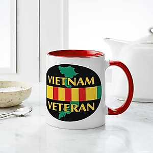 CafePress Vietnam Veteran Mug Ceramic Coffee Mug, Tea Cup 11 oz