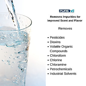 PureT HQCBC-10-5, 10x2.5" Coconut Carbon Block Filter - NSF Certified - Cononut Shell Activated Carbon removes Chlorine, Dirt and More (5 u Micron Rated) (2 Pack)