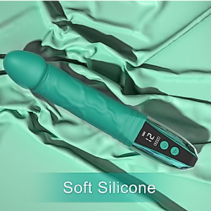 G Spot Dildo Vibrator Sex Toys - Adult Sex Toys Realistic Anal Dildo for Women with LED Display, 12 Powerful Vibrations Clitoris Vibrator Wand Sex Toys for Female Male G Spot Anal Stimulation