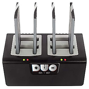 Duo 4-Bay Battery Charger Compatible with Cisco 8821 and 7925 Batteries. Power Supply Included