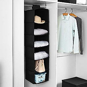 DormCo Hanging Sweater Shelves - TUSK College Storage - Black