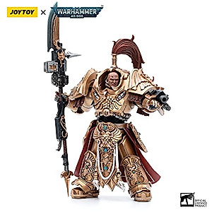 JOYTOY 1/18 Action Figures Warhammer 40k Mecha Model Adeptus Custodes Shield-Captain in Allarus Terminator Armour Hydon Seronis