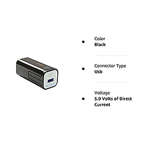 ADCB POW1 - Emergency USB Battery Powered Power Bank Compact Portable 4 AA Batteries Ideal for Smartphones, Tablets, Mobile, Apple, iPhone, Android