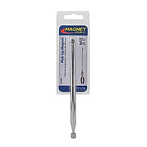Slim 25” Durable Telescoping Magnetic Grabber/Retrieving Magnet with Pocket Clip (07228)