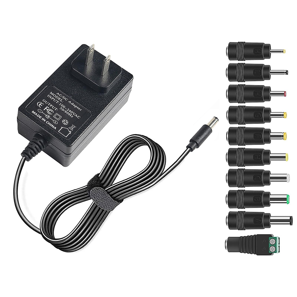 26V 1A Extra Long 6.6FT FEIYIU Power Supply Charger Cable (Input AC 100V-240V, Output DC 26 Volt 1 Amp 26 Watt) Adapter Transformer Converter DC 5.5mm x 2.1mm / 5.5mm x 2.5mm