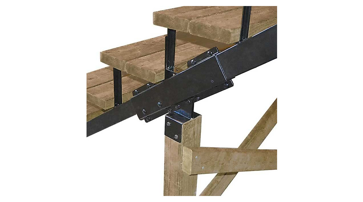 Pylex Steel Stair Riser Connector - Durable & Rust-Resistant