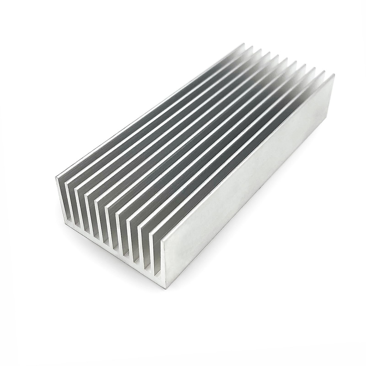 Awxlumv 2Pcs Aluminum Heatsink 100 x 40 x 20mm/ 3.94x1.57x0.79 inch Heat Sink Chipset Diffusion Cooling Fin Comb Heat Sinks Cooler for LED Peltier Thermal Module Tec1-12706 High Power Amplifi