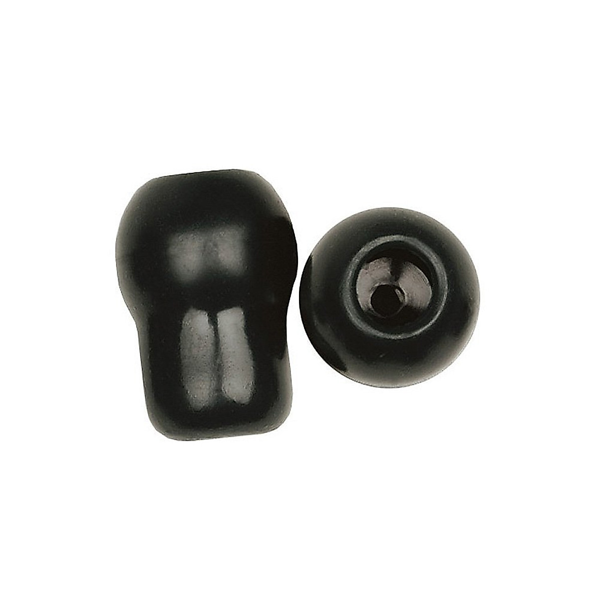 Push On Eartips Color: Black, Size: Small