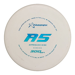 Prodigy Disc 300 Soft A5 | Slightly Overstable Disc Golf Approach Disc | 170-177g | Stable Disc Golf Approach | 300 Soft Plastic | Comfortable Backhand or Forehand | Colors May Vary