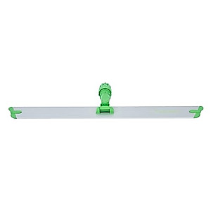 Restaurantware-Clean Tek Professional 23.6 Inch Flat Mop Plate Frame, 1 Quick Connect Mop Frame for Wet Or Dry Mop Pads - Mop Pads Sold Separately, Durable, Green Aluminum Cleaning Mop Pad Frame