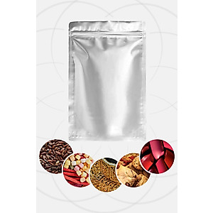 100 Mylar Bags For Food Storage - 10 mil 1 Gallon (25pc), 8 mil 1 Quart (35pc, 6 mil 1/2 Pint (40pc, Stand Up Resealable Mylar Bags With Oxygen Absorbers 300CC Packing Ziplock Sealable Milar Myler Bag