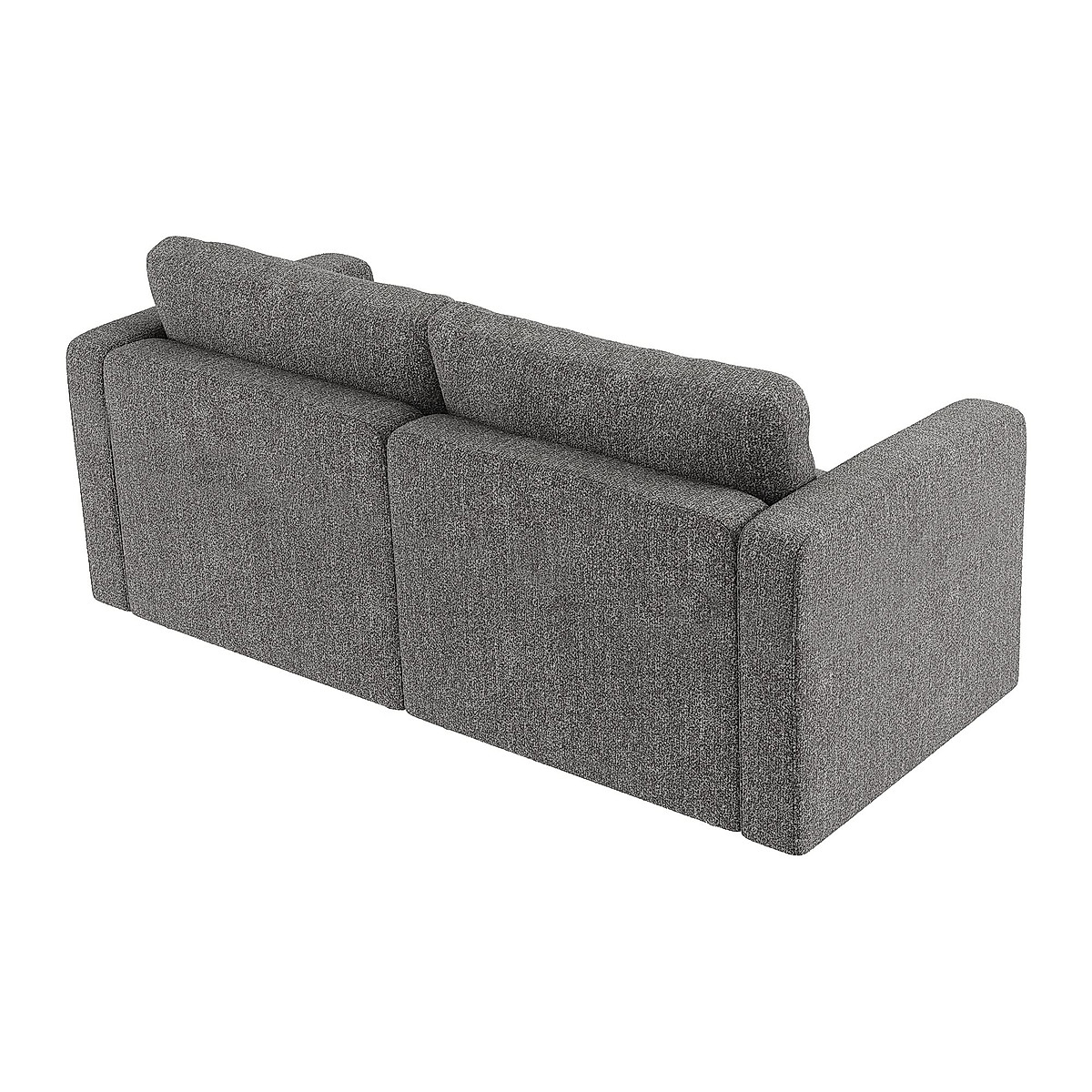 HONBAY Loveseat Sofa with Storage Seat, 2 Seater Couch Oversized Modular Sofa Love Seats for Living Room, Light Grey