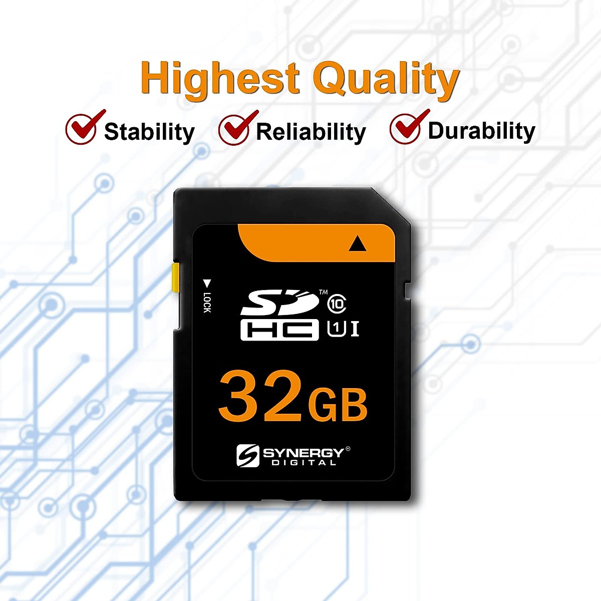 Synergy Digital Camera Memory Card, Compatible with Nikon Coolpix W100 Digital Camera, 32GB Secure Digital (SDHC) High Capacity Memory Card