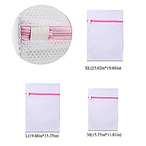 Kasiria Laundry Washing Bags,Clothing Washing Bags- 5 Medium for Laundry,Blouse, Hosiery, Stocking, Underwear, Bra and Lingerie, Travel Laundry Bag Pack of 5