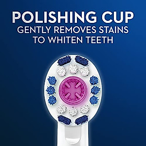 Oral-B 3D White Electric Toothbrush Replacement Brush Heads, 6 Count