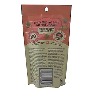 Friskies Party Mix Naturals Treats for Cats 3 Flavor Variety Bundle with 2 Toys, (1) Each: Chicken, Salmon, Tuna (2.1 Ounces)