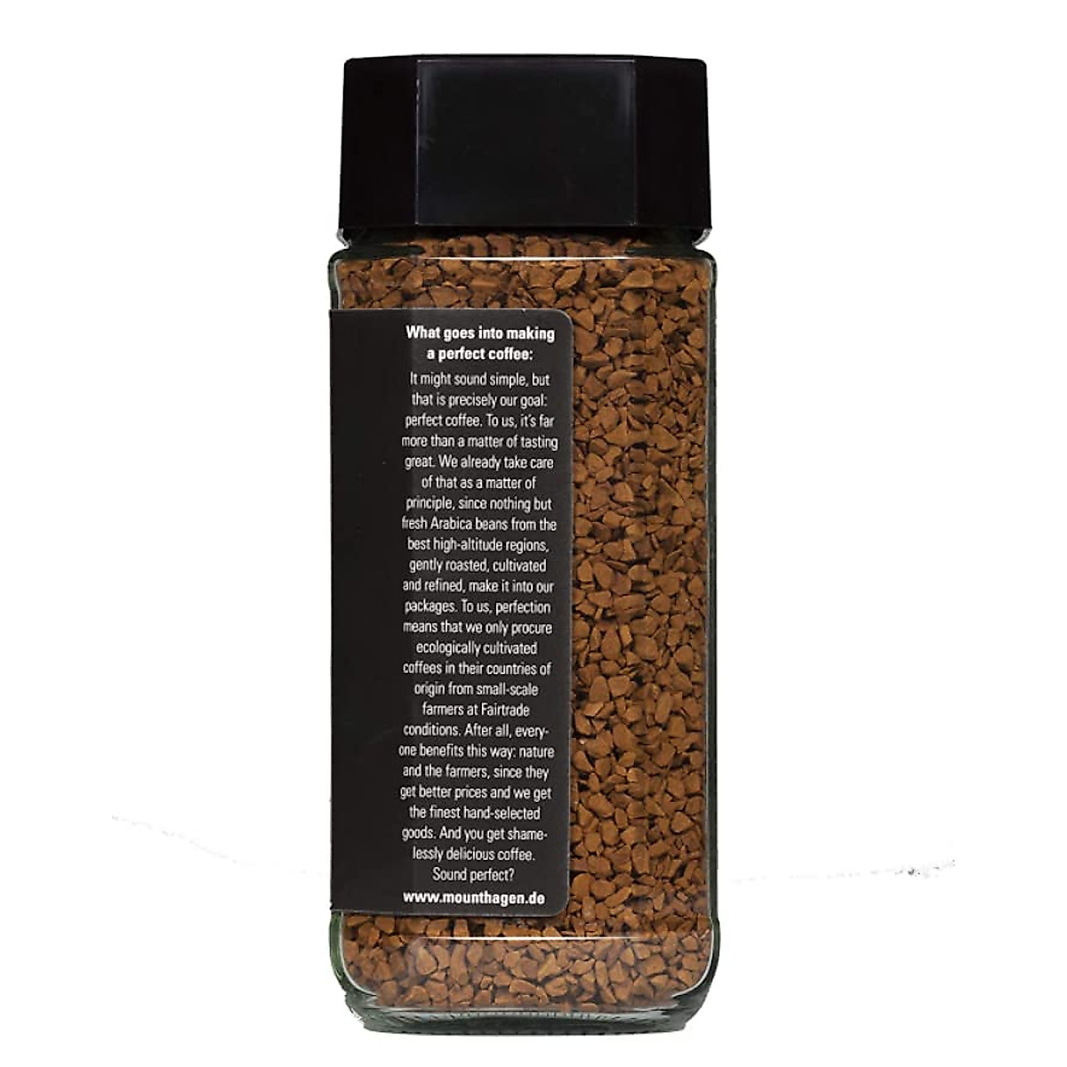 Mount Hagen 3.53oz Organic Freeze Dried Instant Coffee | Eco-friendly, Fair-Trade Coffee Made From Organic Medium Roast Arabica Beans [3.53oz Jar]