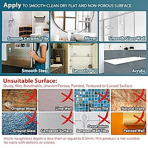 TAILI Shower Caddy Drill-Free with Vacuum Suction Cup Removable Shower Shelf Storage Basket for Shampoo & Toiletries, Kitchen Bathroom Bedroom Organizer Gray