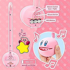 Otamatone [Kirby - English Version Pink Hero Video Game Character Japanese Electronic Musical Instrument Portable Synthesizer from Japan