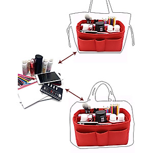 LEXSION Felt Insert Bag Organizer Bag In Bag For Handbag Purse Organizer Fits Speedy Neverful