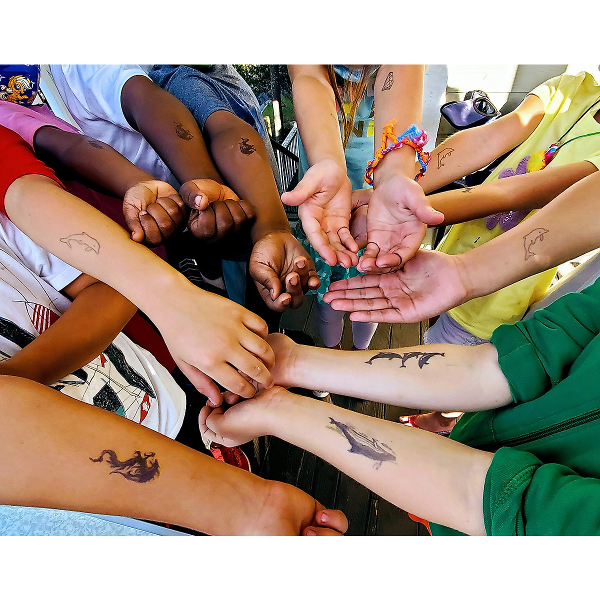 Prinker S Temporary Tattoo Device Package for Your Instant Custom Temporary Tattoos with Premium Cosmetic Full Color + Black Ink - Compatible w/iOS & Android devices