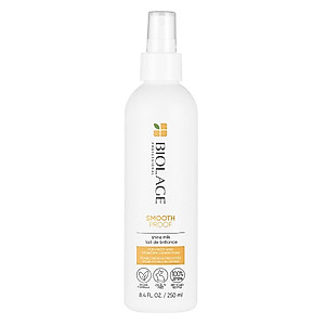 BIOLAGE Styling Smooth Shine Milk - Lightweight Mist That Smooths Hair & Controls Frizz For All Hair Types, Paraben-Free & Vegan, 8.45 Fl Oz