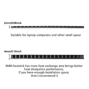 icepc M.2 Heatsink for PS5 PCI-E NVME 2280 SSD Graphene Coating Copper Heat Sink,High Performance SSD Radiator with Thermal Pad for Laptop PC 2280 NGFF Solid State Disk Cooler(70x20x4mm)