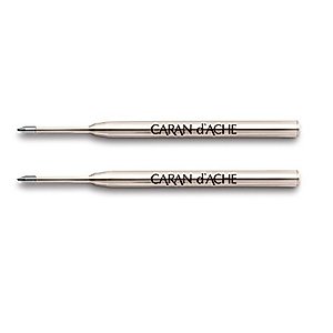 Caran D'ache Goliath Ballpoint Pen Refill Medium Black (Pack of 2)