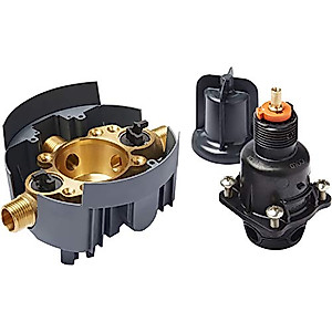 KOHLER K-8304-K-NA Rite-Temp Pressure-balancing valve body and cartridge kit & Kohler K-8304-KS-NA Rite-Temp® Pressure-Balancing Valve Body and Cartridge Kit with Service Stops