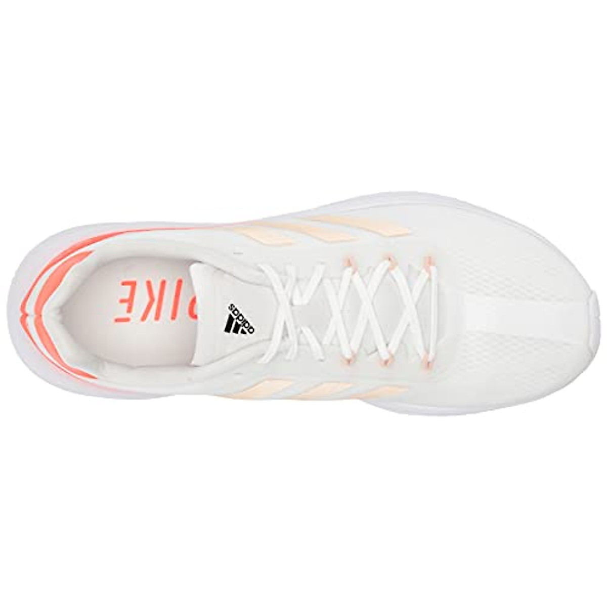 adidas Women's Sl20.2 Running Shoe, White/Halo Blush/Solar Red, 8.5