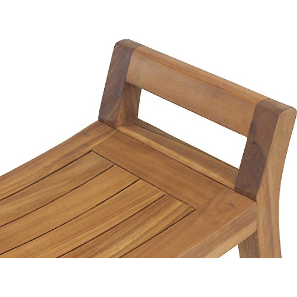 Patented Asia Ascend Teak Shower Bench with Elevated Height