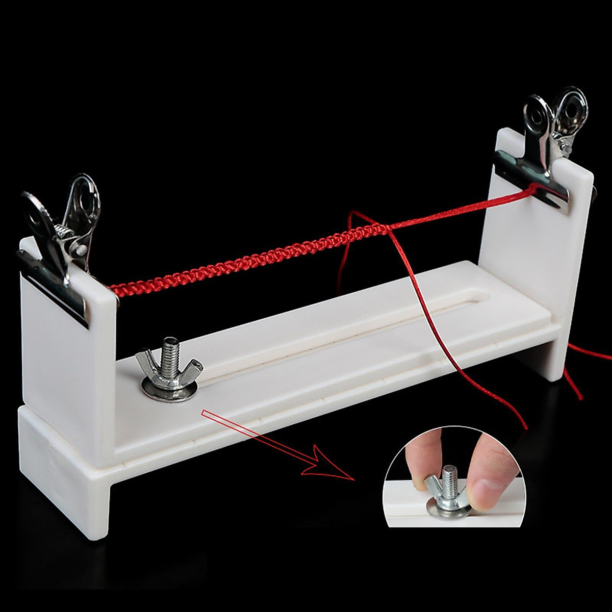 Paracord Bracelet Weaving Jig Bracelet Maker Rope Braiding Tool Lightweight DIY Adjustable Practical Manual Tool for Wristband Weaving