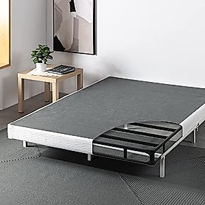 ZINUS 5 Inch Metal Smart Box Spring with Quick Assembly, Mattress Foundation, Strong Metal Frame, Easy Assembly, Queen