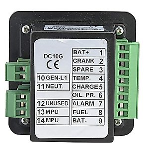 Generator Controller Module, DC10G Manual and AutomaticPanel Generator Module for Manually Starting and Stopping The Engine