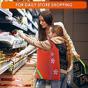 5 Pcs Cute Reusable Grocery Bags in Pouch - Fruit Shaped Reusable Bags With Handles Reusable Shopping Bags Foldable Fruit Tote Bag Washable Grocery Bags - Foldable Reusable Shopping Bag Folding Bags
