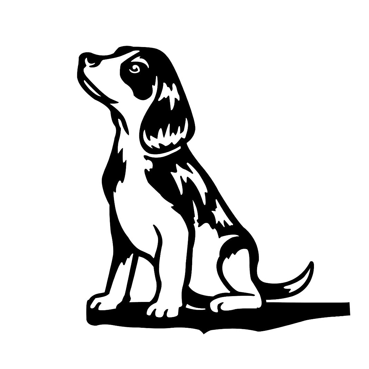 DIYBravo Beagle Metal Garden Stake | Weatherproof Yard Decor