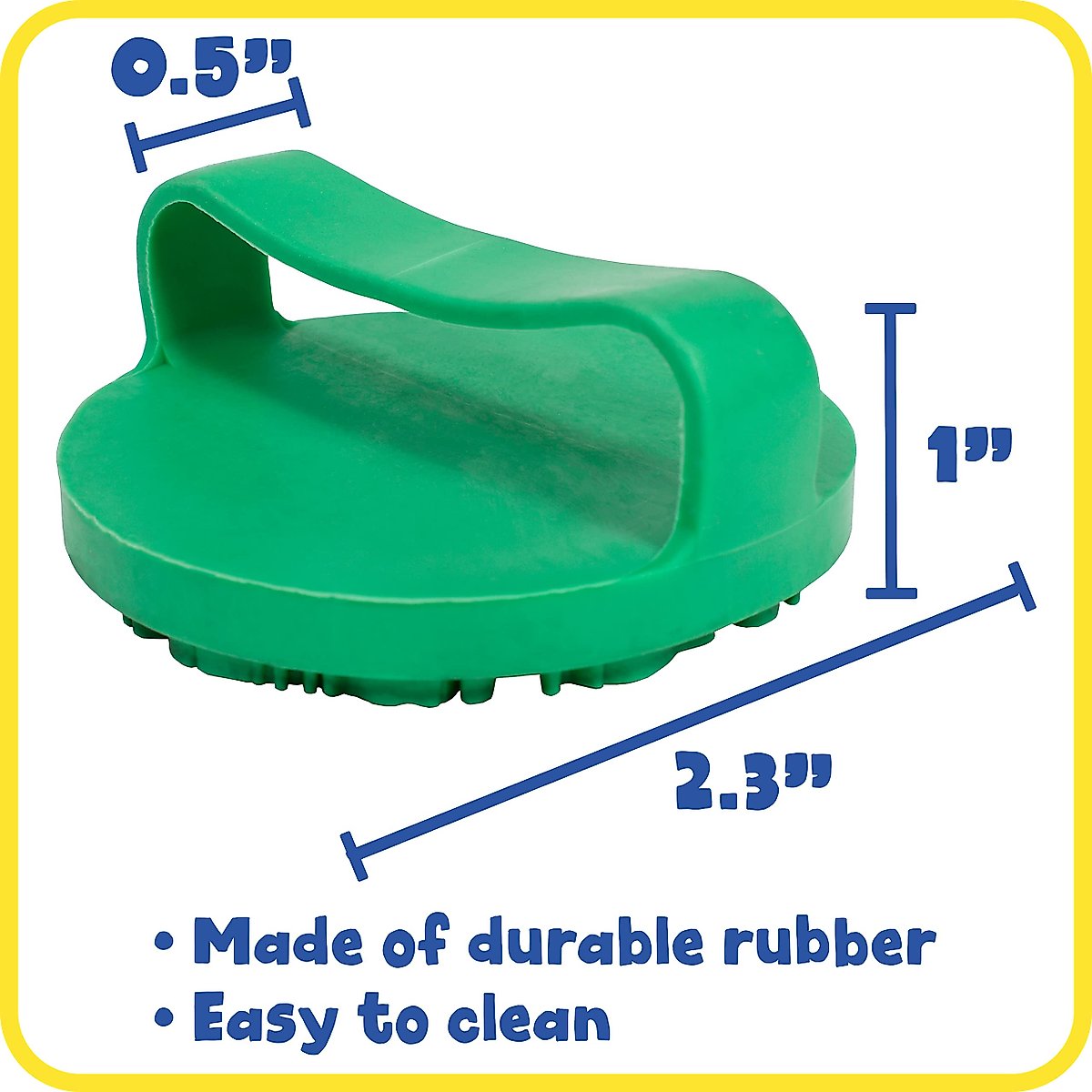 READY 2 LEARN Paint and Dough Palm Printers - Set of 4 - Arts and Crafts Rubber Stampers for Kids - DIY Patterns and Effects