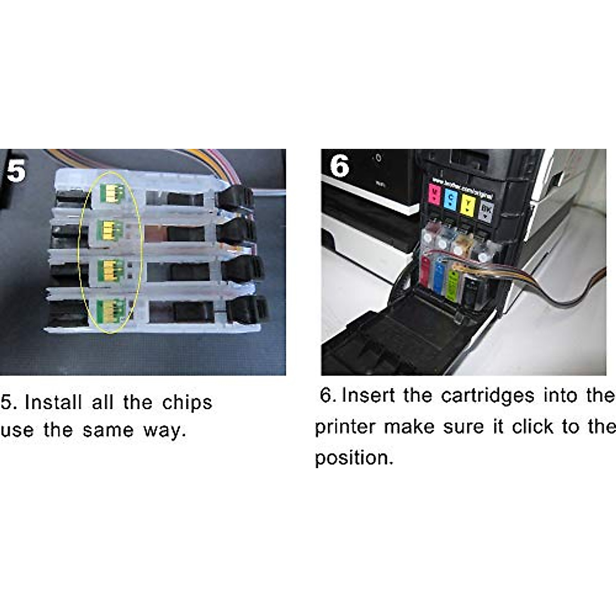 UniPrint CISS Continuous Ink Supply System LC203 Compatible for Brother MFC-J460DW J480DW J485DW J680DW J880DW J885DW