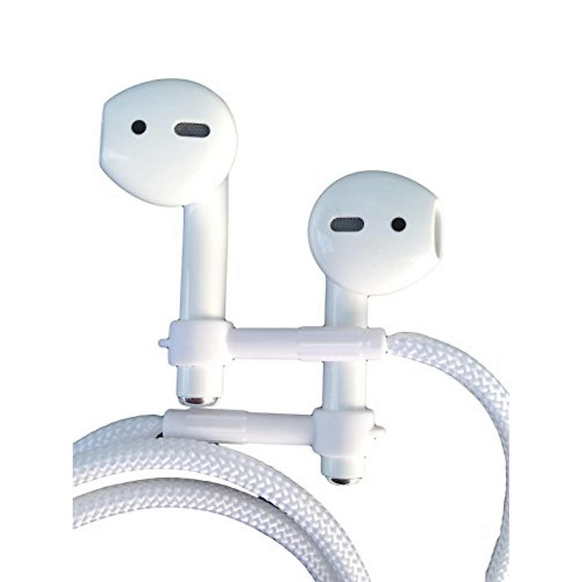 EARBUDi Cord - Soft 22 Inches Leash or Necklace That Holds Around Your Neck, Compatible with Many Wireless Buds, White