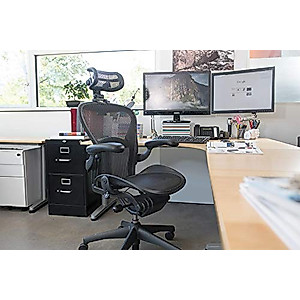The Original Headrest for The Herman Miller Aeron Chair H3 Carbon | Colors and Mesh Match Classic Aeron Chair 2016 and Earlier Models | Headrest ONLY - Chair Not Included