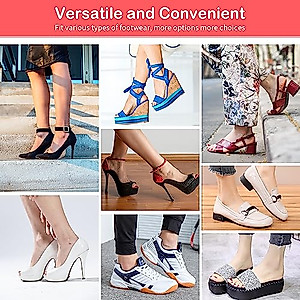 Metatarsal Pads for Women and Men - AMODOST Ball of Foot Cushions Shoe Pads for High Heels - Soft Gel and Silk Reusable Forefoot Heel Pads Feet Pain Relief - 4 Pairs