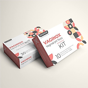 Vaginal PH Test Kit with Sterile Swabs and eBook - Vaginal PH Balance and Yeast Infection Test - Individually Packed BV Test Strips for Women - FSA HSA Approved Feminine PH Test Strips (10)