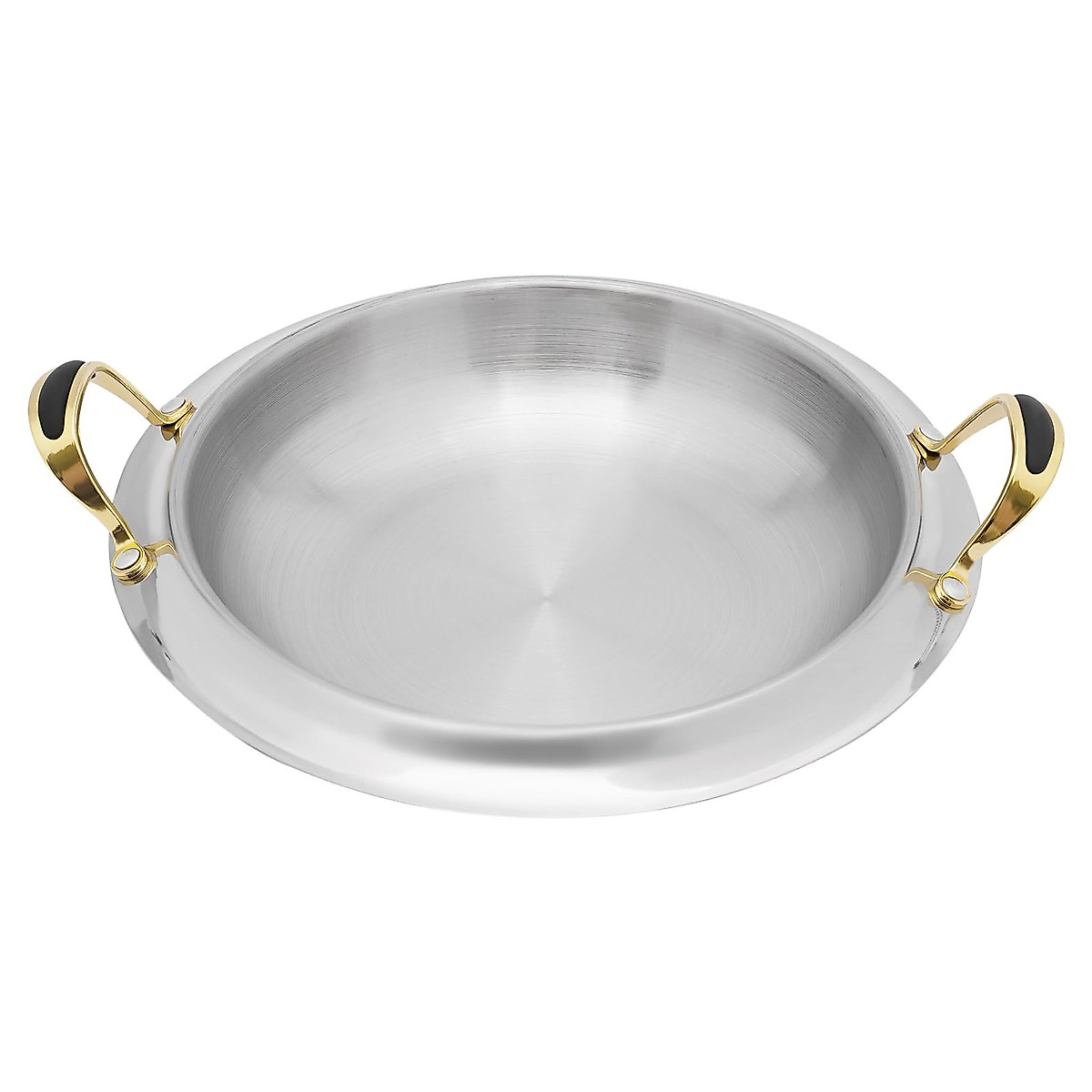 Round Stainless Steel Chafing Dish Buffet Catering Chafers Buffet Warmers with Fuel Holder for Hotels, Buffets, Restaurants (Red Copper)