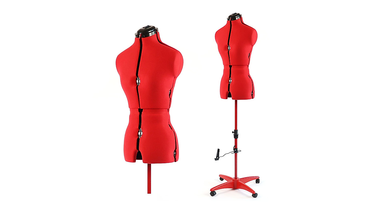 PDM WORLDWIDE Adjustable Dress Form Mannequin | Size 6-14 | Pinnable