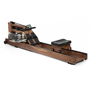 WaterRower Walnut Rowing Machine with S4 Monitor | USA MADE | Original Handcrafted Erg Machine for Home Use & Gym | Best Warranty