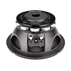 PRV AUDIO 6.5 Inch Midrange Speaker 6MR500-NDY-4 500 Watts 4 Ohm Neodymium Magnet, High Output loudspeaker for Car Audio & Motorcycle (Single)