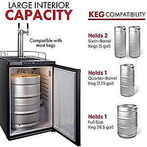 Kegco MDK-309SS-01 Keg Dispenser, Stainless Steel