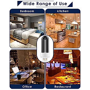 PACETAP 7W 41050 Replacement Bulbs for Dynatrap DT1050 DT1100 DT1210 DT1250 DT1260, 1/2 Acre Replacement Bulb U Shape Replacement Bulbs Light for DynaTrap (4 Pack)