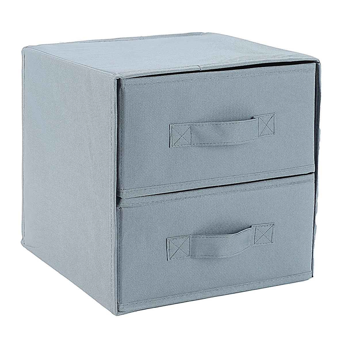 Underwear Organizer Drawers – Hard Shell Foldable Cabinet Closet Organizers – Pullout Drawers for Shelf Dresser Storage – Space Saving Storage Box for Underwear, Socks, Lingerie, Ties etc (Gray)