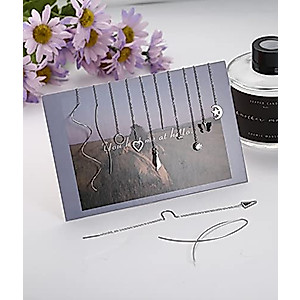 JOERICA 12 Pairs Stainless Steel Threader Earrings for Women Lightweight Chain Tassel Earrings Minimalist Curved Threader Dangle Drop Earrings Set